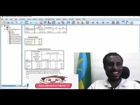 How to Run and Interpret Multinomial Logistic Regression in SPSS (Amharic tutorial) - YouTube