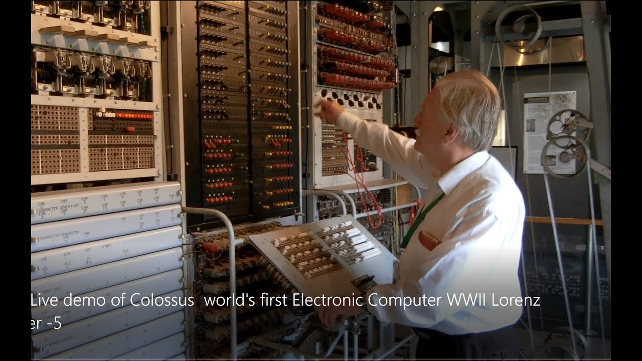 Operating a rebuild Colossus - World's First Electronic Computer Part-2 ...