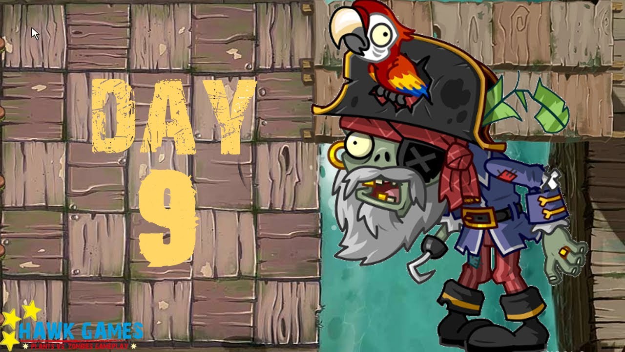 Plants vs Zombies 2 - Pirate Seas - Day 9 [Pirate Captain Zombie] No ...
