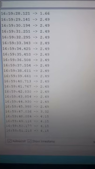 Arduino output from serial monitor - YouTube