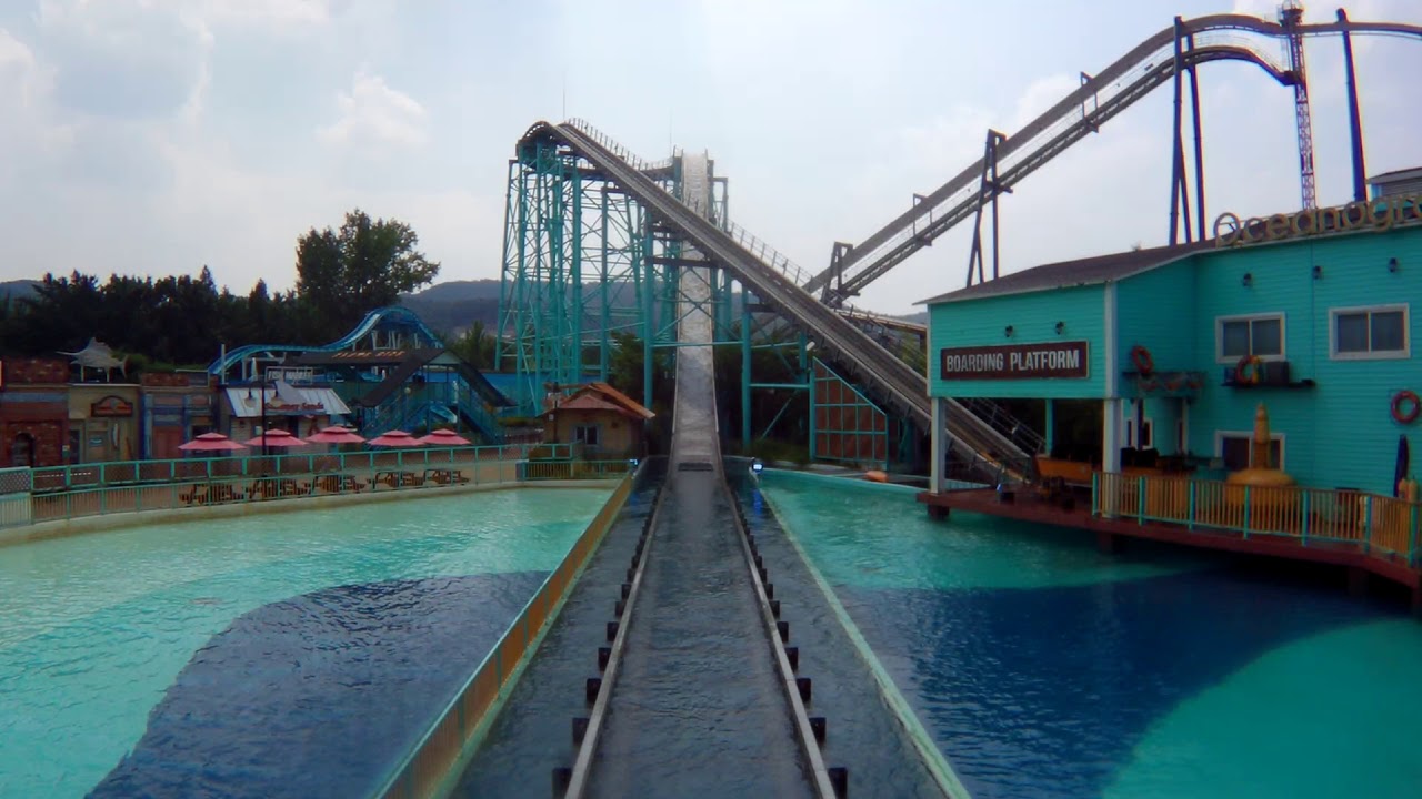 경주월드 어뮤즈먼트 섬머린 스플래쉬 운행 영상-Submarine Splash off-ride Gyeongju World ...