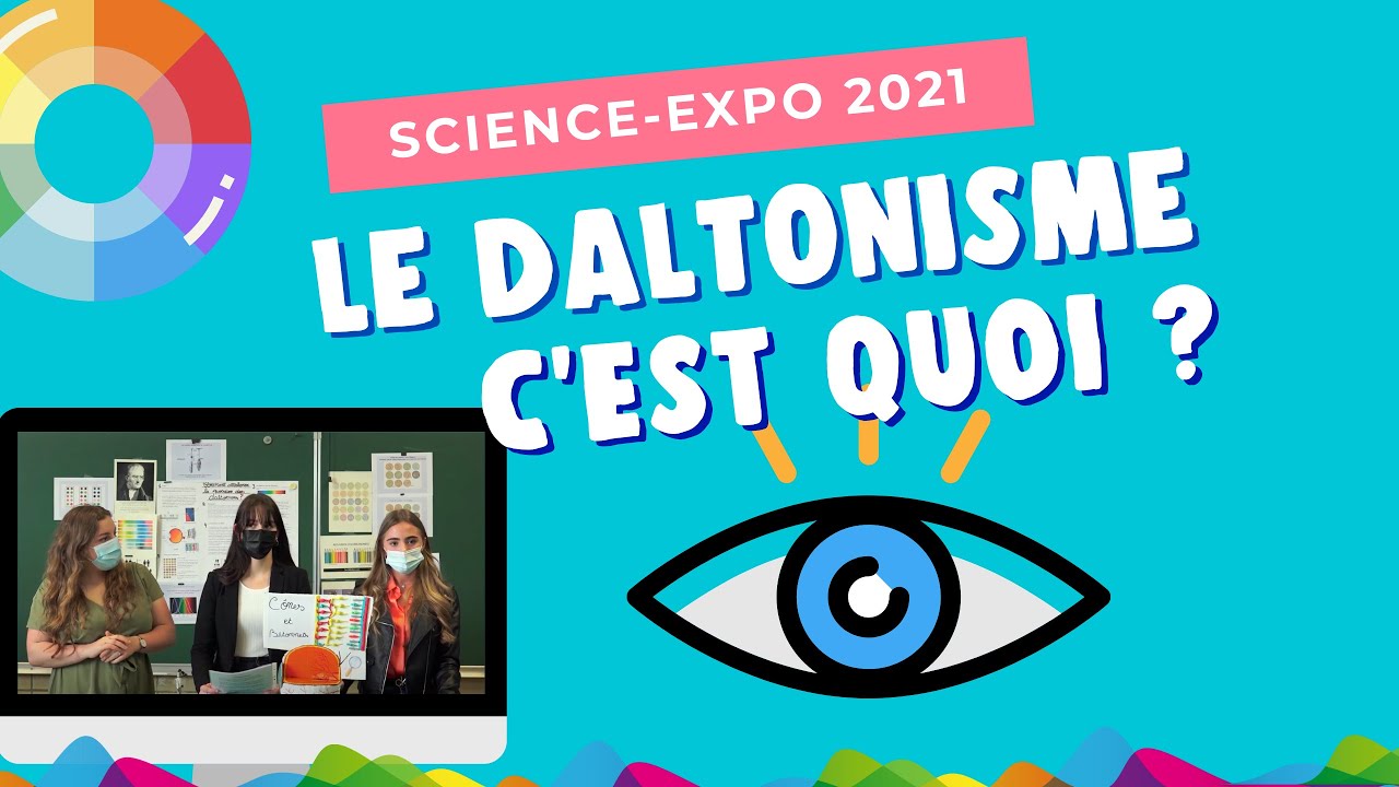 Qu'est-ce que le daltonisme ? Les 5 sens - la vue - YouTube