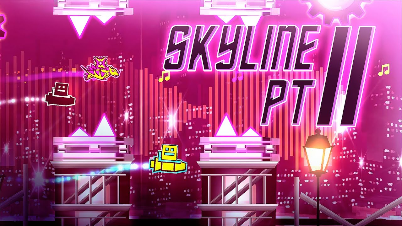 "Skyline Pt II" (Demon) by pocke | Geometry Dash 2.2 - YouTube