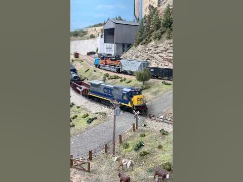 UP 1996 & CSX 5933 meets #funrun #trains #fun #texas #hoscale #sanantonio #samra #up1996 #csx ...