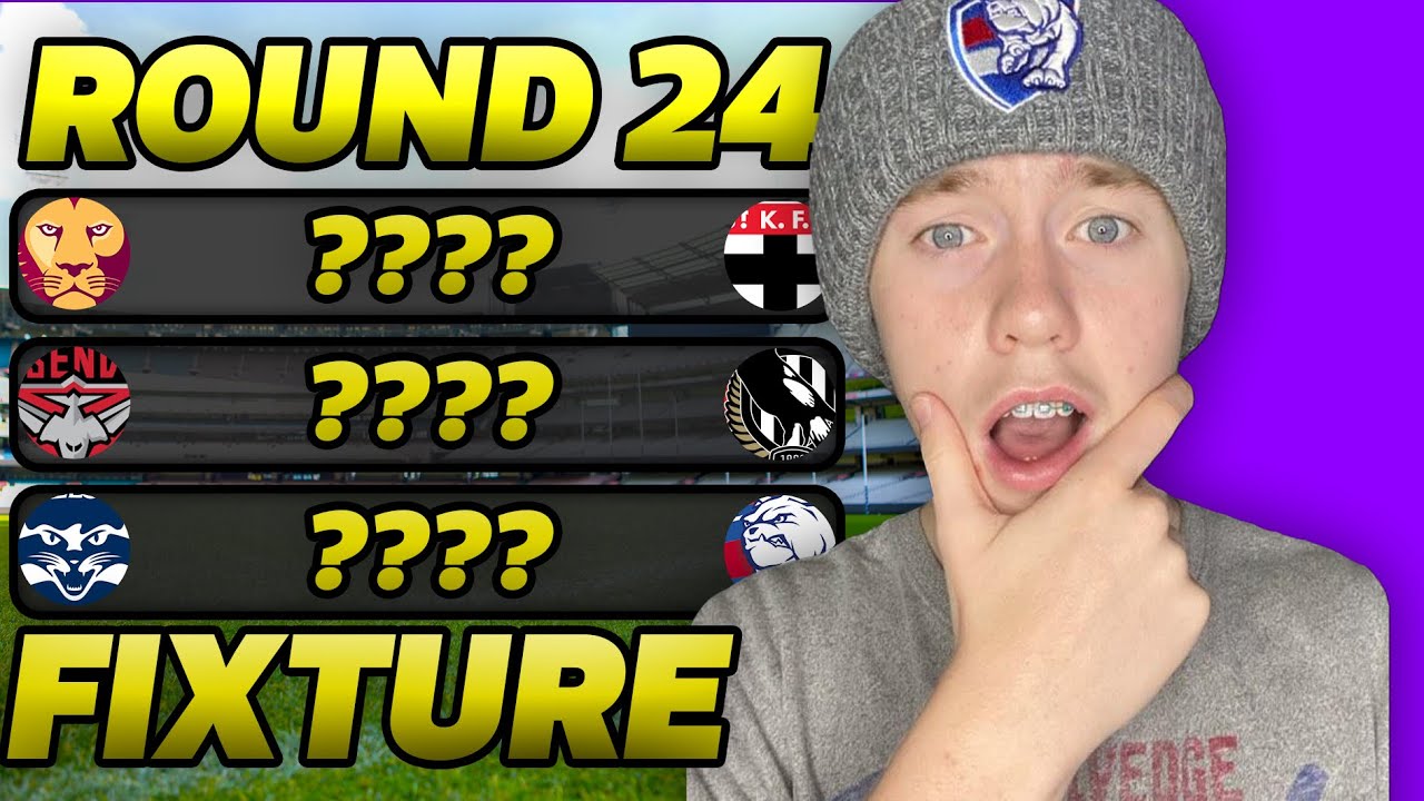 THE *PERFECT* AFL ROUND 24 FIXTURE! - YouTube
