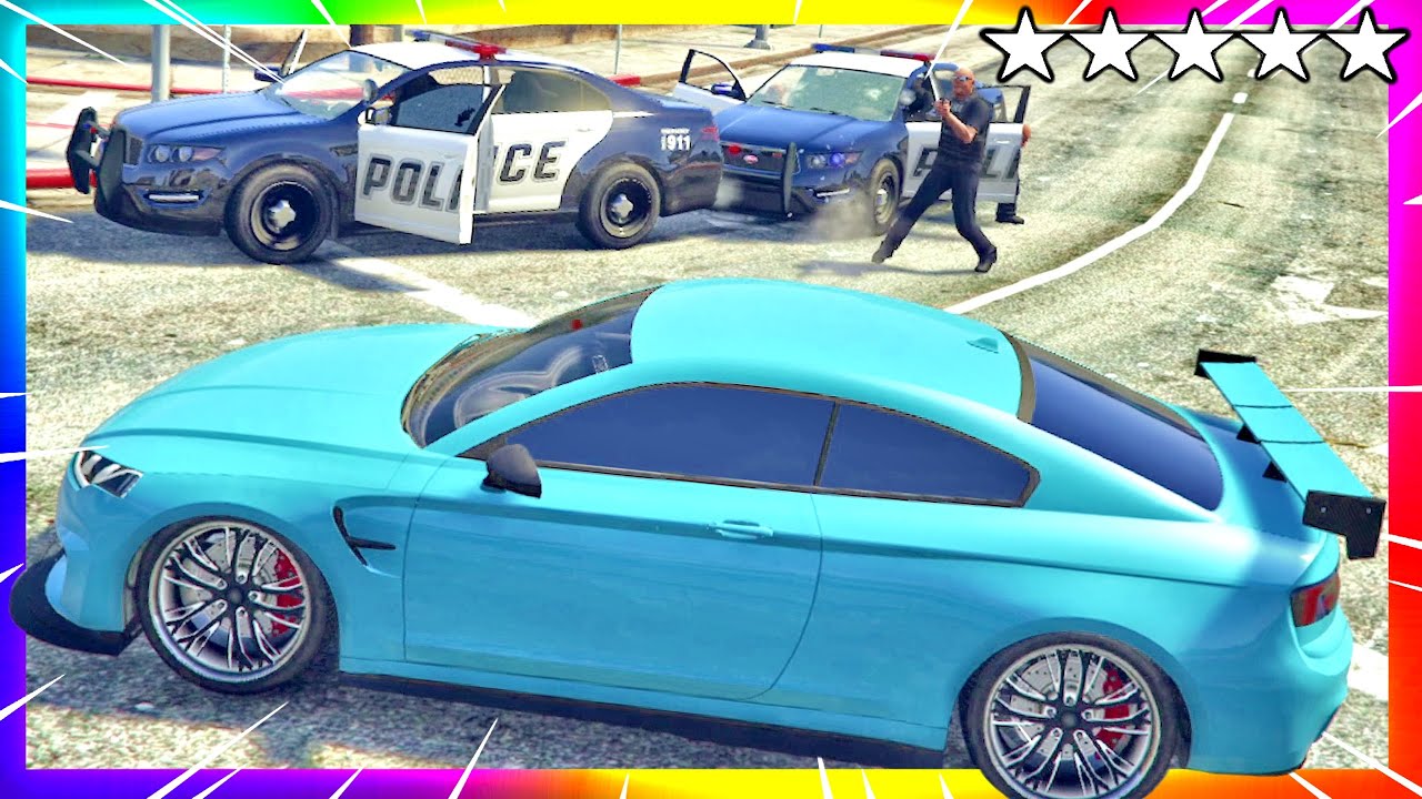 GTA 5 COP BATTLE - Best Car Police Chase - BULLET PROOF 8F Drafter ...