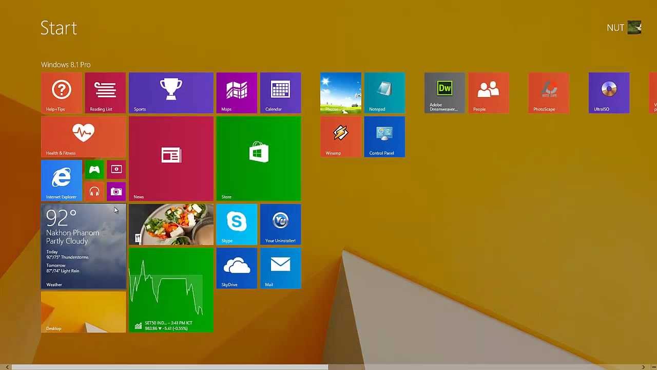 Windows 8.1 Pro RTM Build 9600 - YouTube