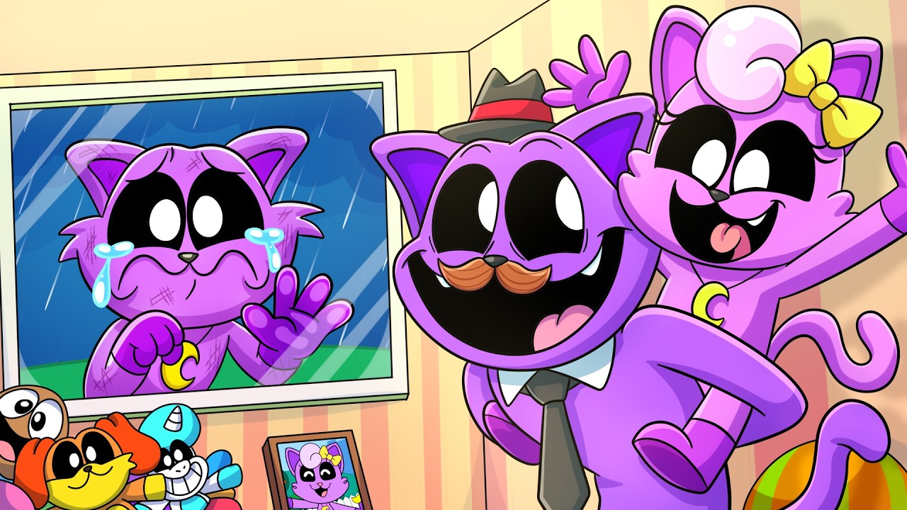 CATNAP DAD Loved SISTER More Than HIM! Poppy Playtime Animation - YouTube