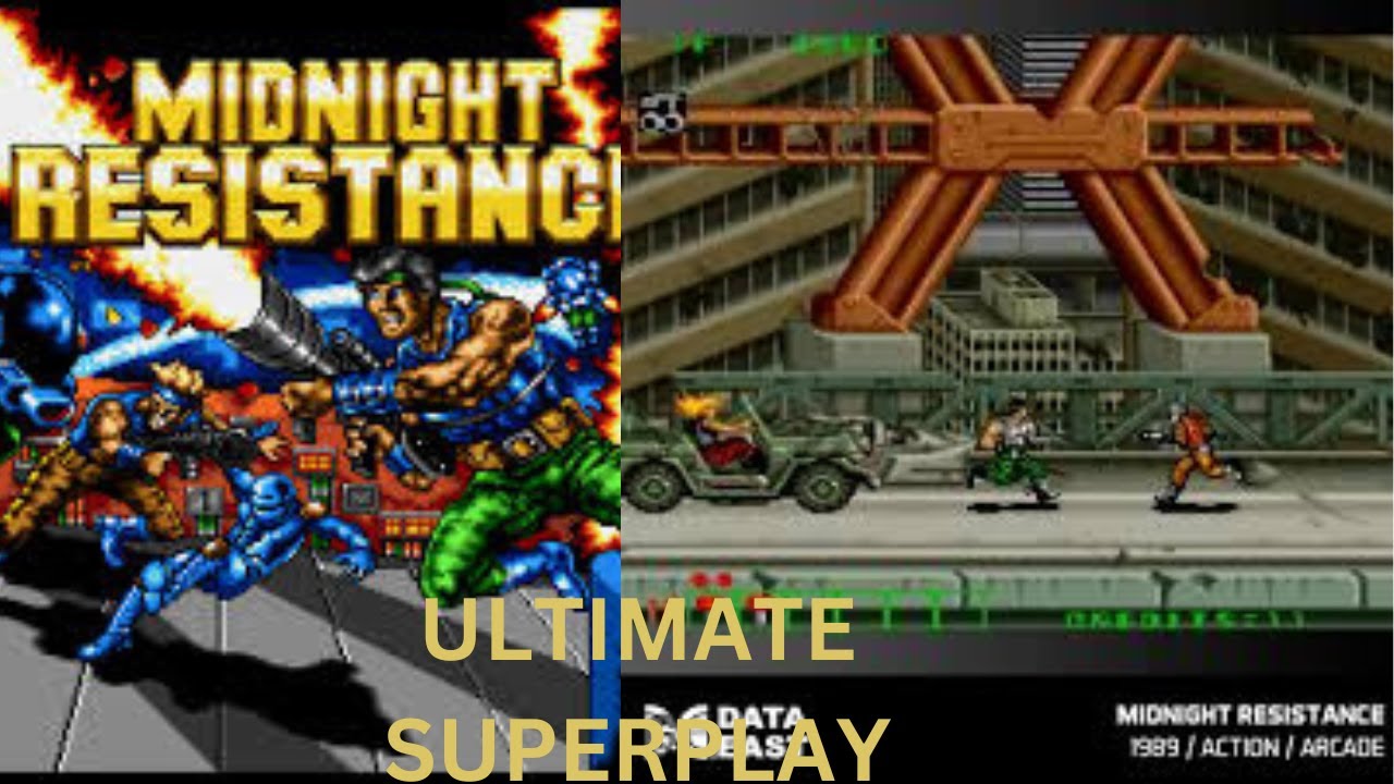 Midnight Resistance Longplay - Retro Arcade Classic | 90s Gaming ...