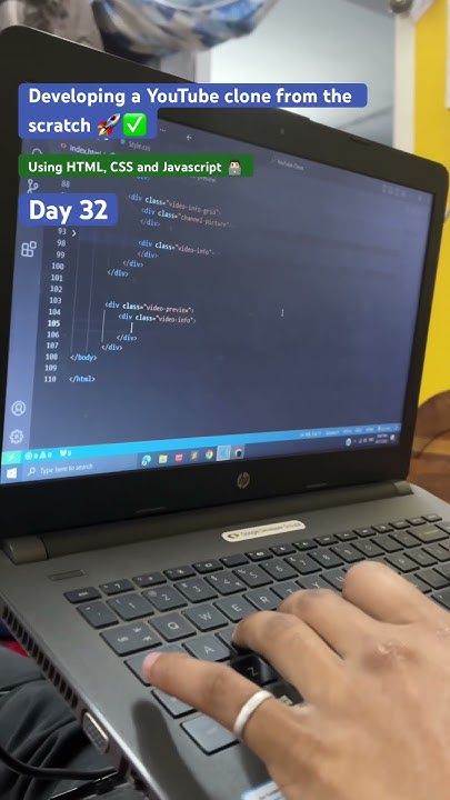Day 32 πποΈ Scratchcoding Codingchallange Computer Challenge Html