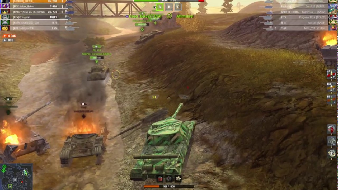 SW4RM WoT Blitz Port Bay Obj. 268 4000+ Damage _H4VOC_ 28/1-2020 - YouTube