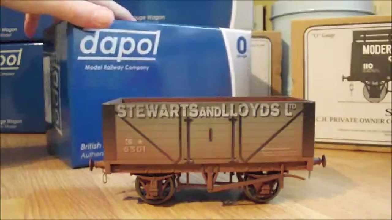 Dapol O Gauge Stewarts& Lloyds Wagon Review - YouTube