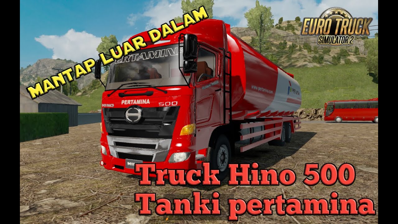 Mod truck tanki pertamina ETS2 I| Hino 500 MapMEIK V2 - YouTube