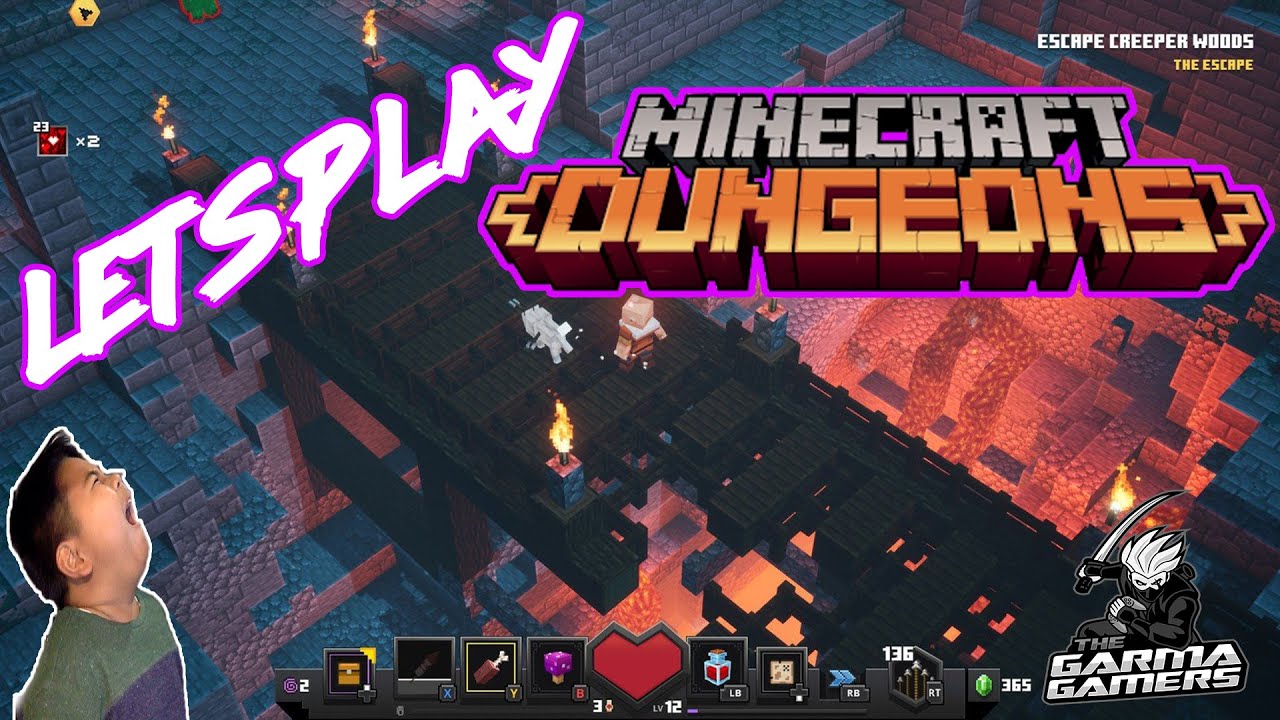 Game Play: 38 minutes of Minecraft Dungeons (First Play) - YouTube