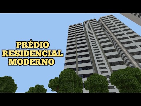 Construindo um prédio residencial moderno no minecraft - YouTube