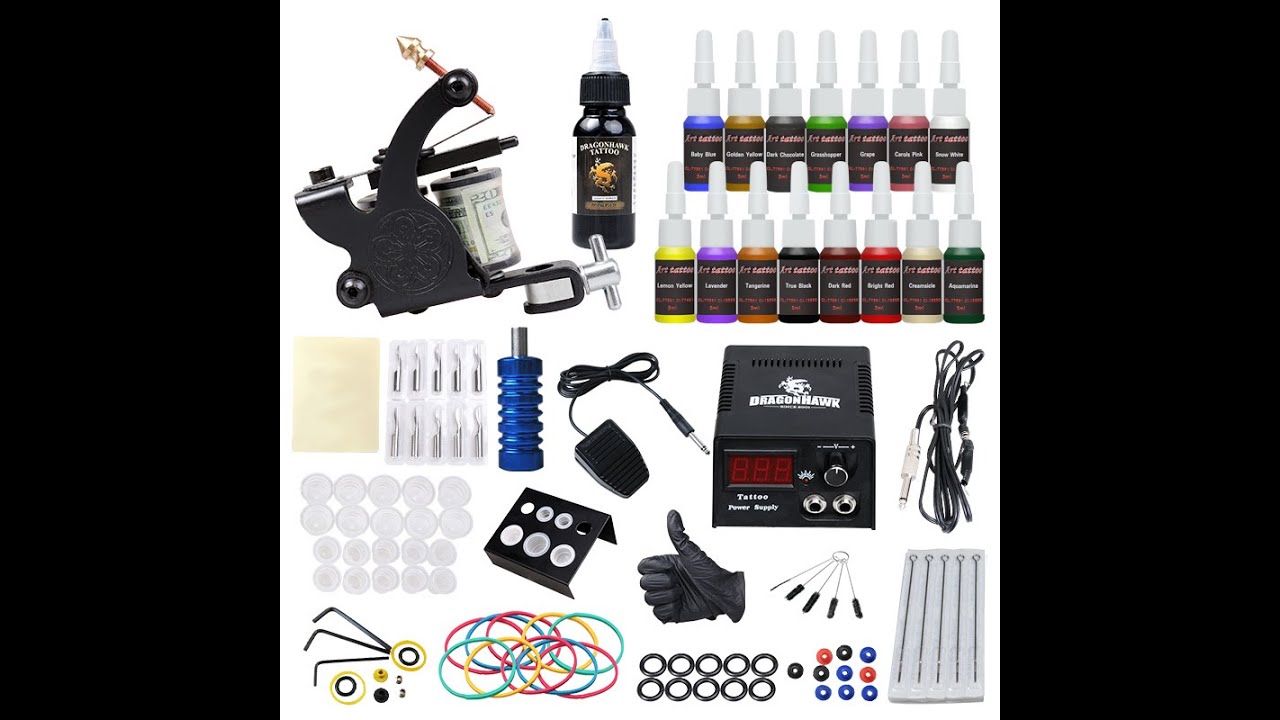 Enjoying tattooing yourself at home - YouTube