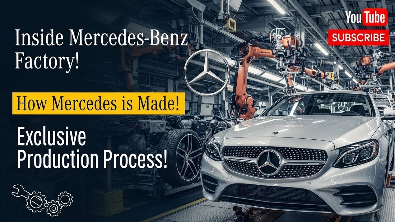 Inside the Mercedes-Benz Factory: The Complete Production Process ...