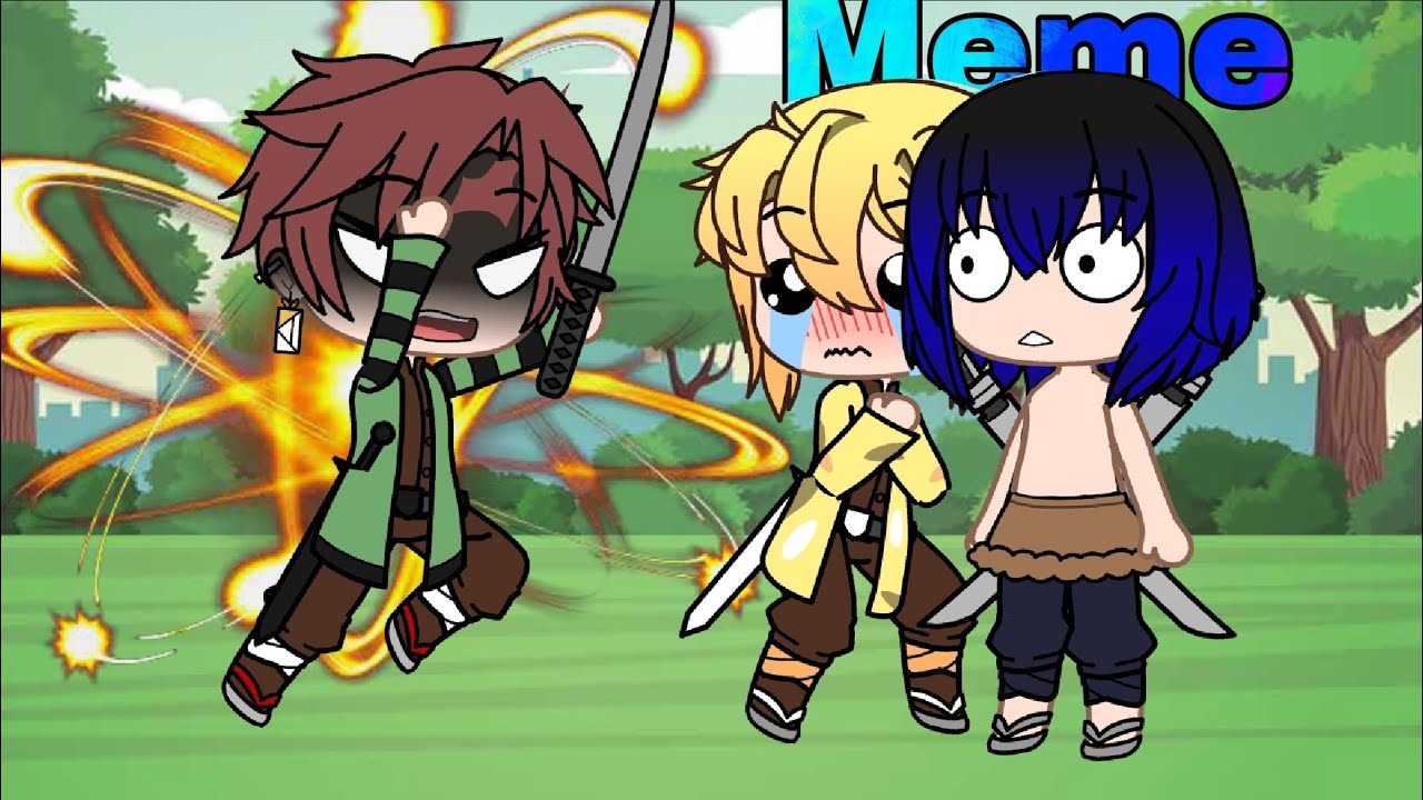 Ele pegou minha irmã Meme Original Tanjiro zenitsu e inosuke ZeniNezu ...