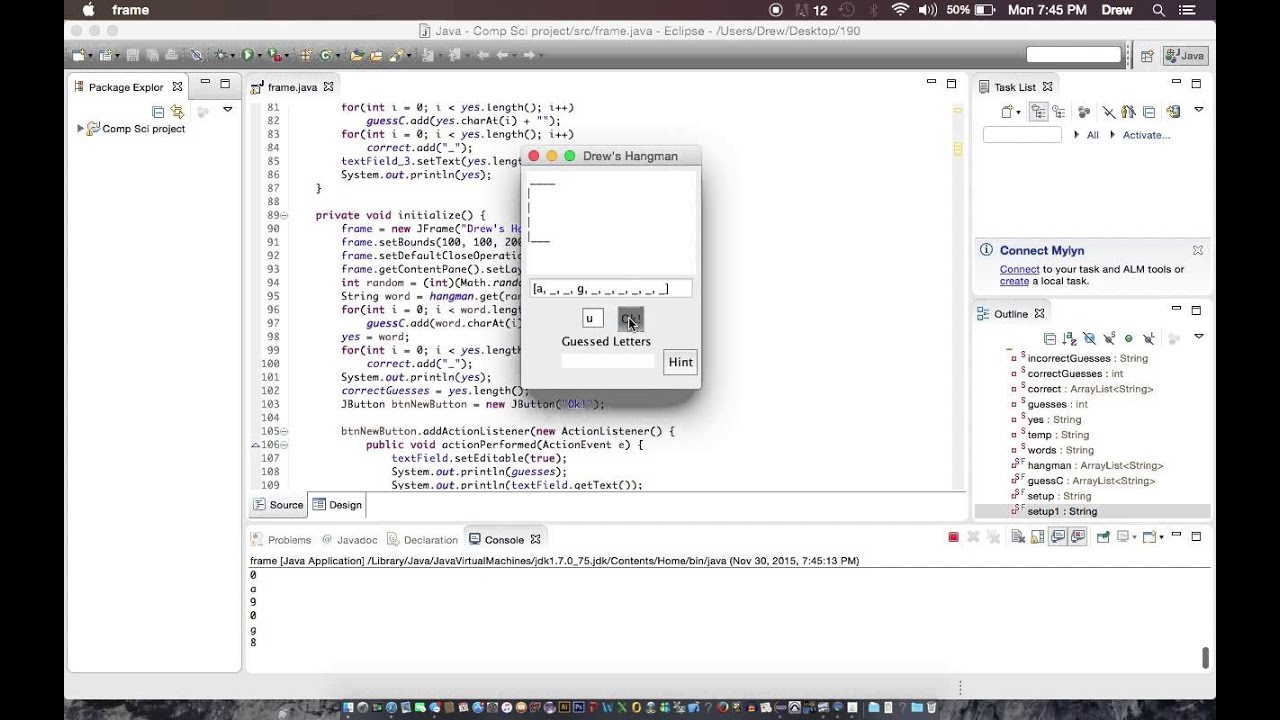 CS190 IN: Drew Corsaro's Project - YouTube