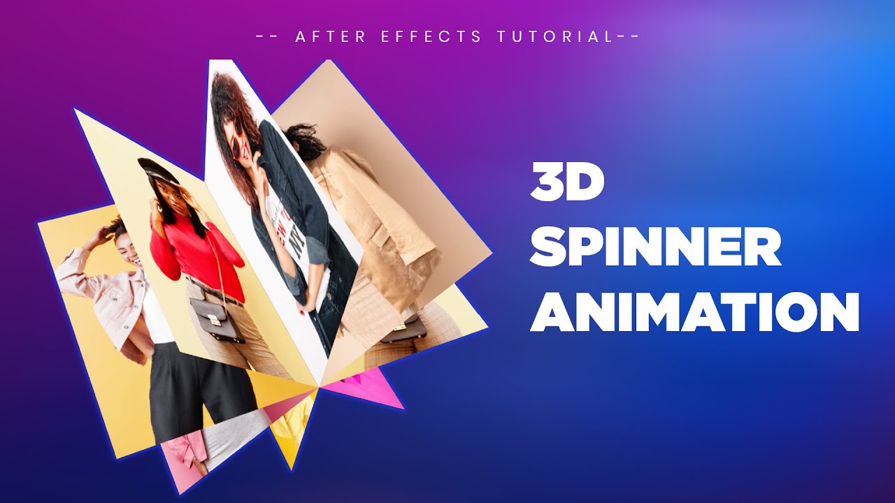 Create a Sleek 3D Spinner Animation in After Effects - YouTube