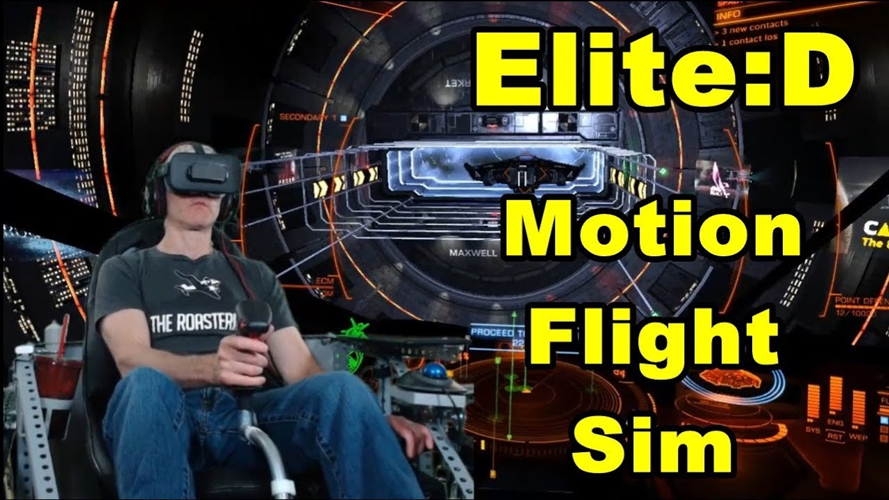 Elite Dangerous Motion Flight Sim - Follow a Type 9 for Landing - YouTube