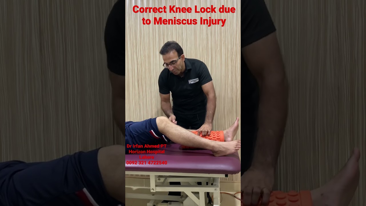 Correct Knee Lock due to Medial or Lateral Meniscus injury in less than ...
