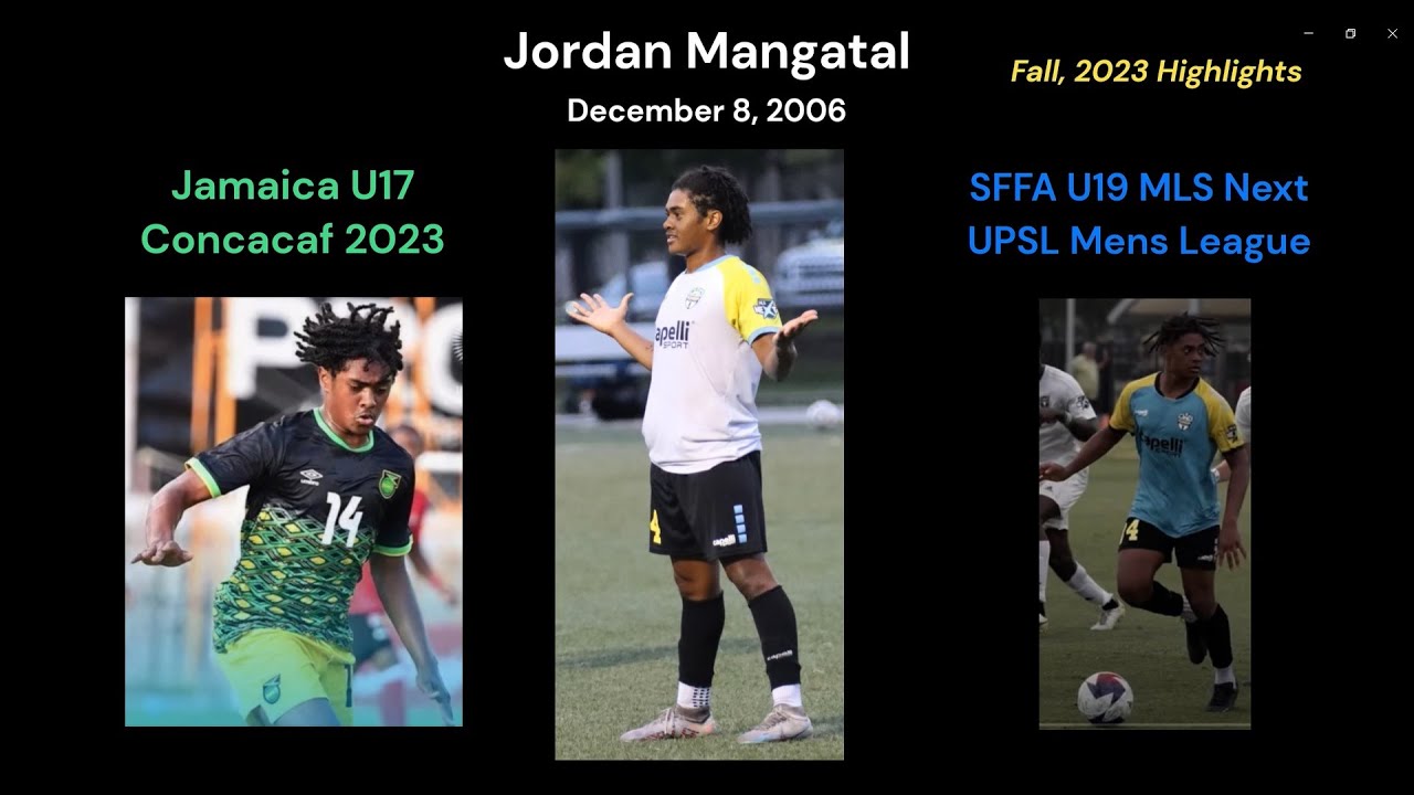 Jordan Mangatal Fall 2023 Soccer Highlights - YouTube