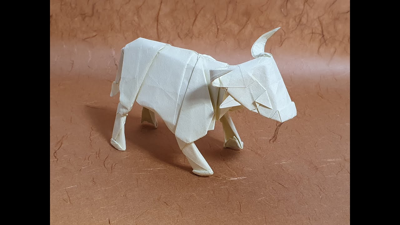 물소 접기2(Water buffalo origami) - YouTube