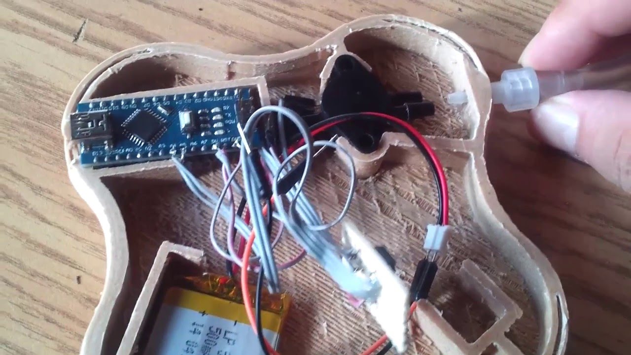 Breathing Games - New Pressure sensor device (making of) - YouTube