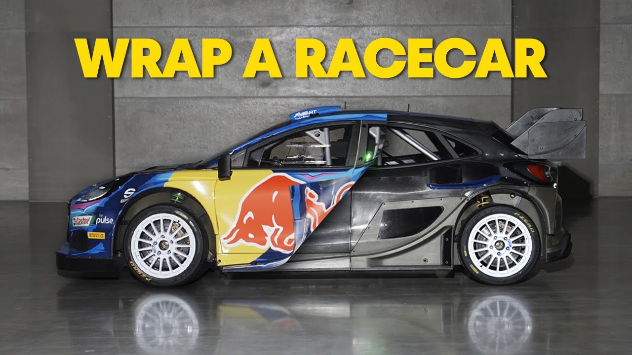 How to Wrap a Rally Car 🎨 - YouTube