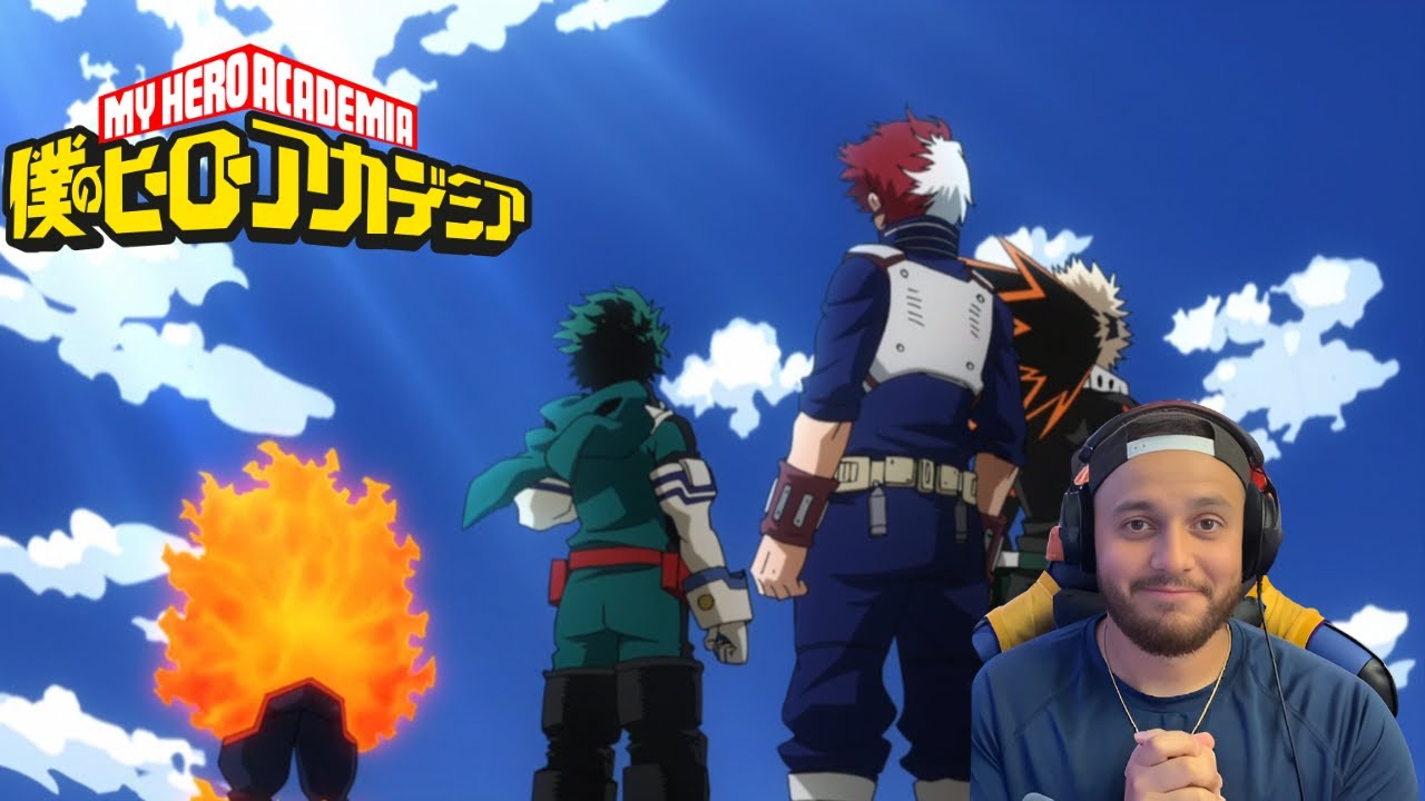 HEROES LEVEL UP!!!! My hero Academia REACTION 5X103 - YouTube