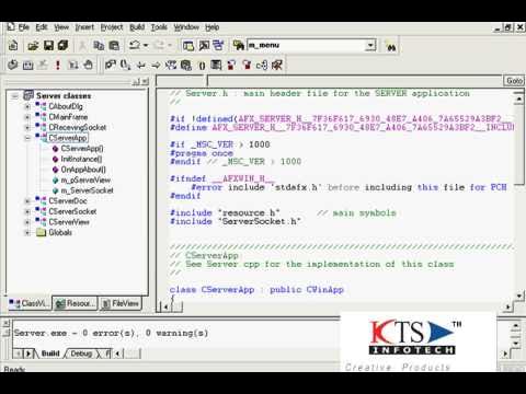 Network Programming using VC++ and Winsock Library| Networking|VC++ Video Tutorial - YouTube