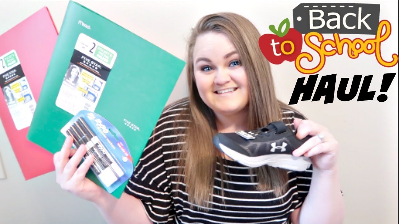 BACK TO SCHOOL HAUL! - YouTube