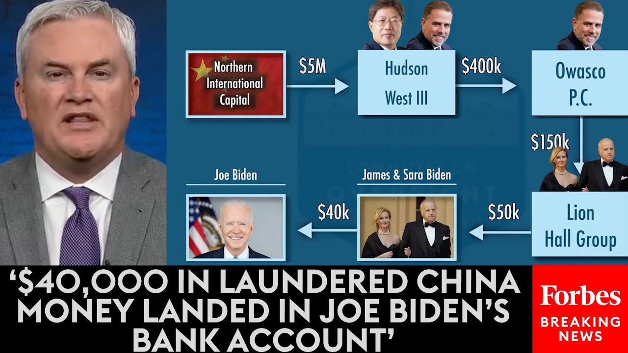 Rep. James Comer Releases Damning Evidence Proving 'Laundered China ... Rep. James Comer Releases Damning Evidence Proving 'Laundered China ...