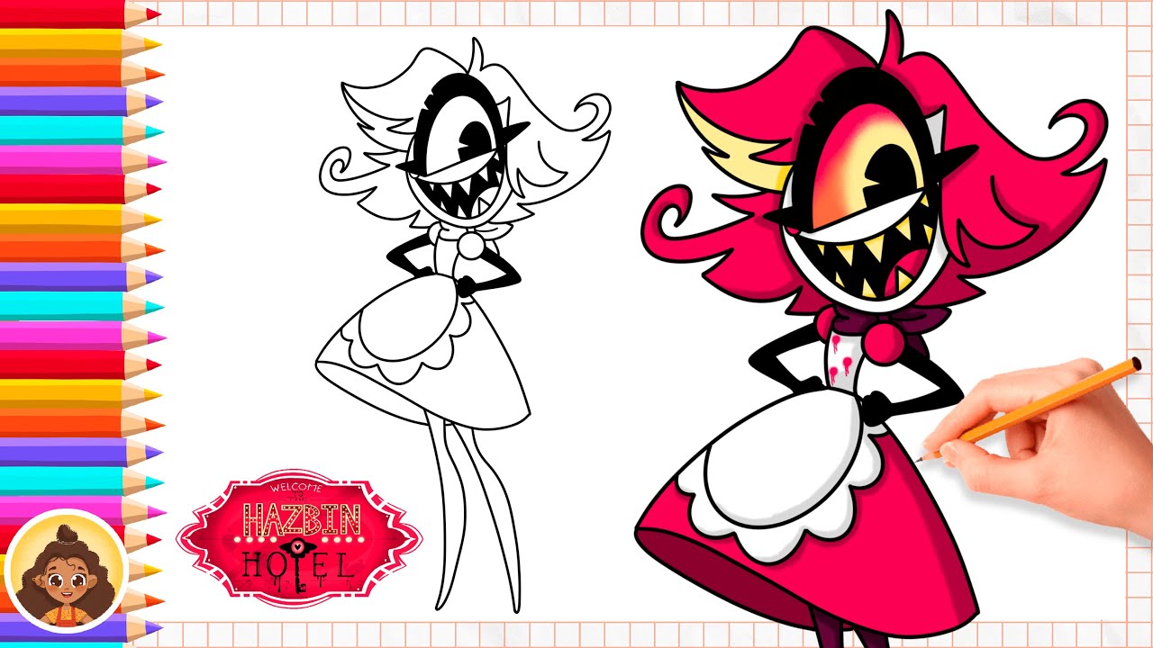 How to Draw Niffty | from Hazbin Hotel - YouTube