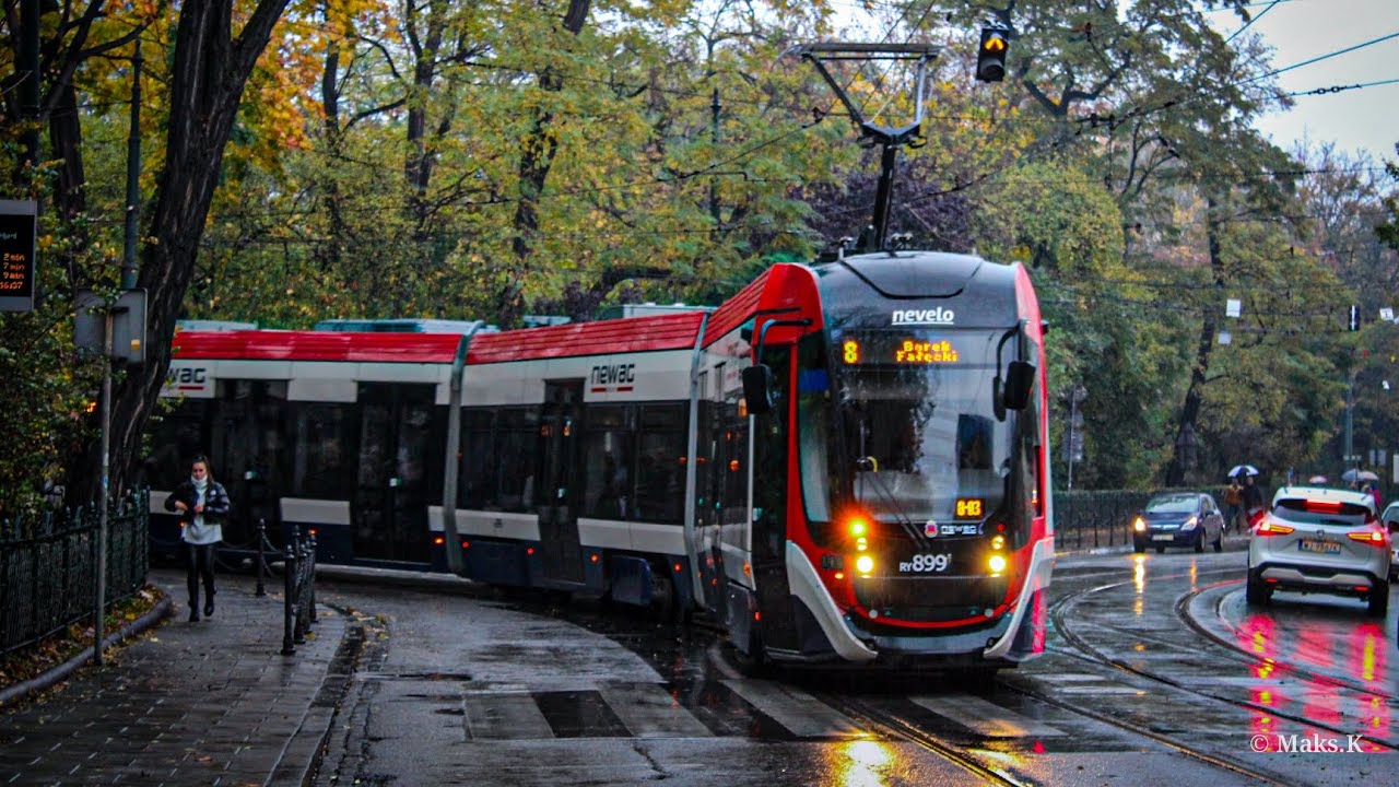 Newag Nevelo 126N #RY899 linia 8 [MPK Kraków] - YouTube