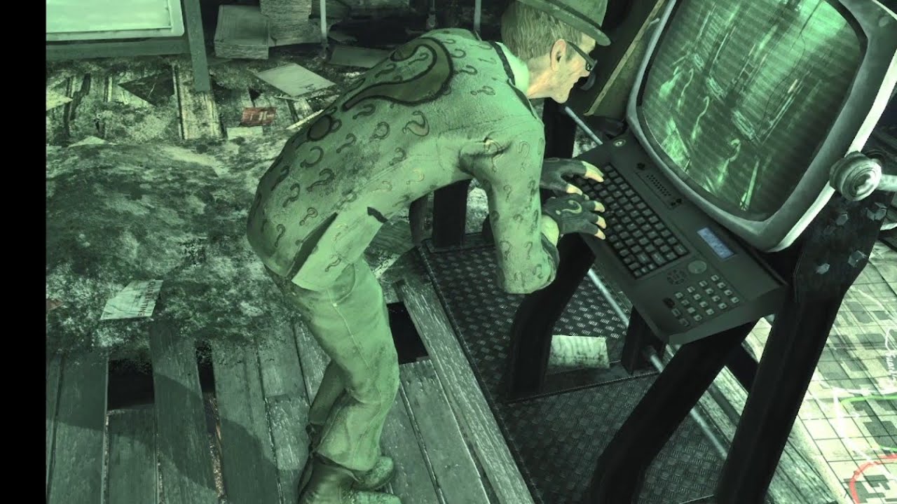 Batman Arkham City Riddler Ending - YouTube