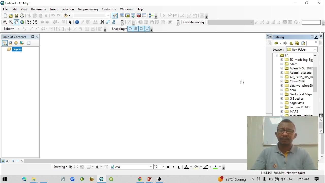 GIS lecture 35 Create Geological Geodatabase Using ArcMap - YouTube