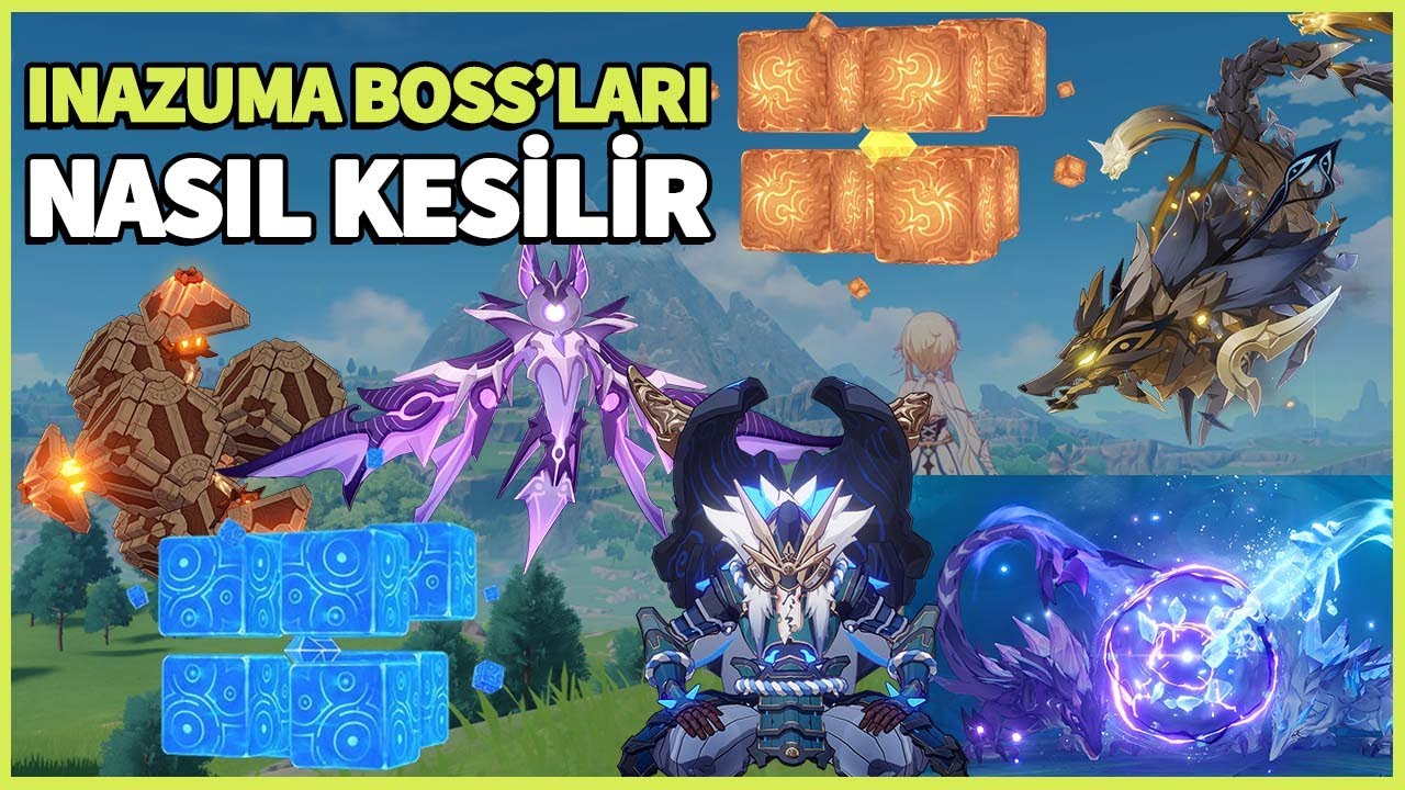 INAZUMA BOSS'LARI NASIL KESİLİR | Genshin Impact Türkçe Rehber - YouTube