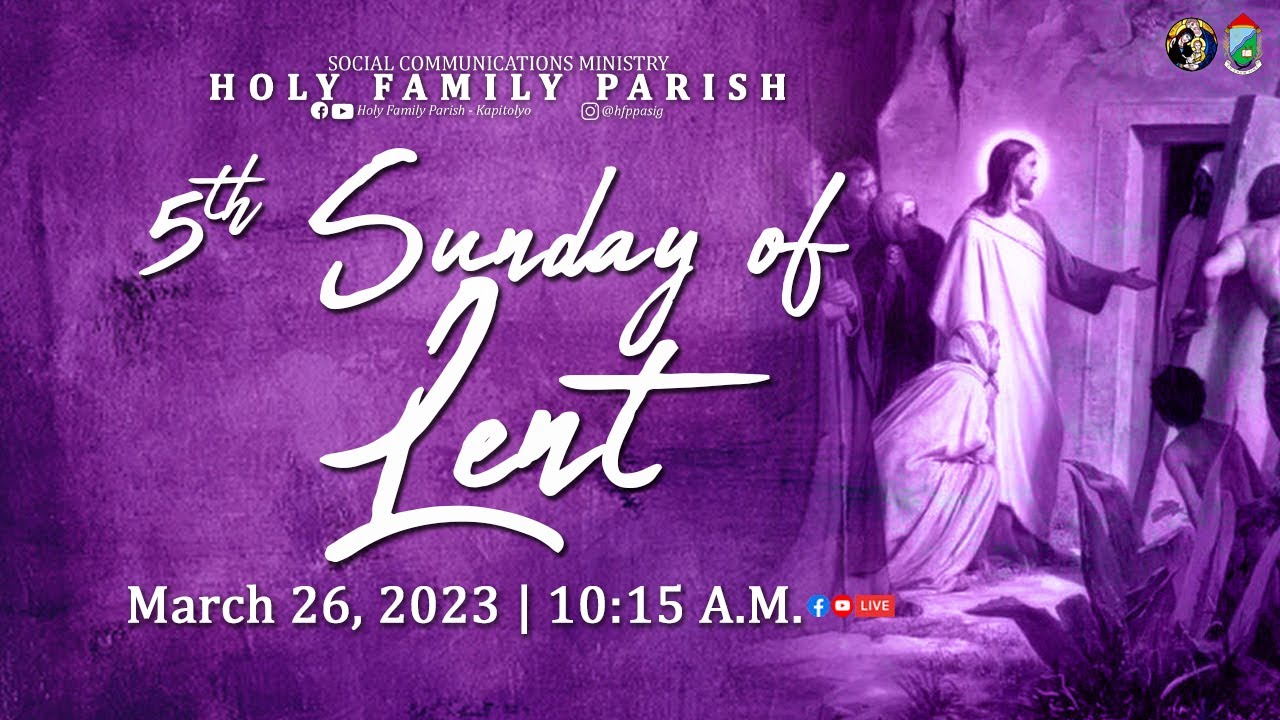 LIVE: Fifth Sunday of Lent - YouTube