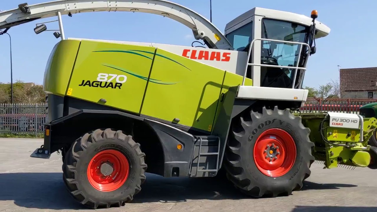 Claas Jaguar 870 Profistar 4WD Forage Harvester - YouTube