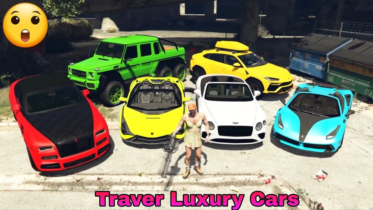 GTA 5 - STEALING LUXURY CARS WITH TRAVER | ZAVED GAMERZ | GTA V ...