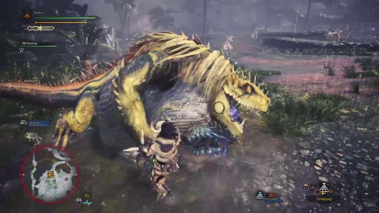 Monster Hunter: World poison hammer - YouTube