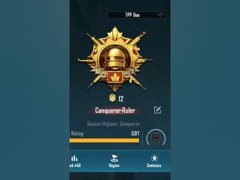 finally rech Conqueror Titel Top 100 Duo 🔥🥰 | How many points to rech Conqueror today bgmi - YouTube