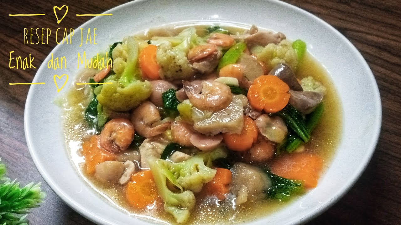RESEP CAPJAE ENAK DAN SIMPLE ala RESTO CHINESE FOOD - YouTube