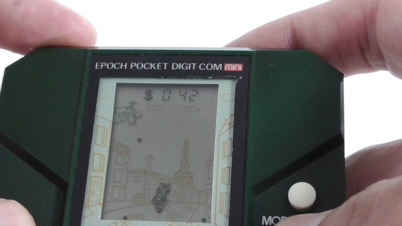 17972 Epoch LCD Game Pocket Digit-com mini Mr. Rich Man - YouTube