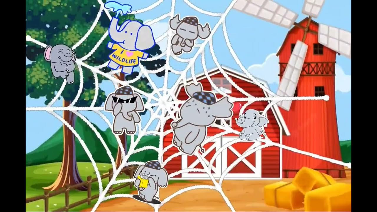 Un elefante se columpiaba sobre la tela de una araña | Canciones para niños en Español - YouTube