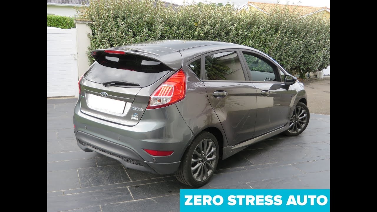 Ford Fiesta mk6 1.0 Turbo Ecoboost 100 ST-LINE zerostressauto.fr zsa ...