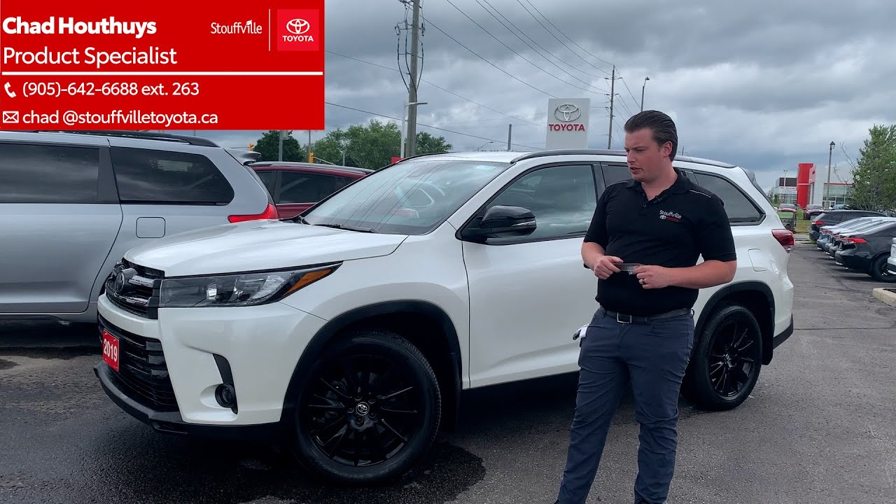 Check Out the 2019 Toyota Highlander SE Nightshade All-wheel Drive at ...