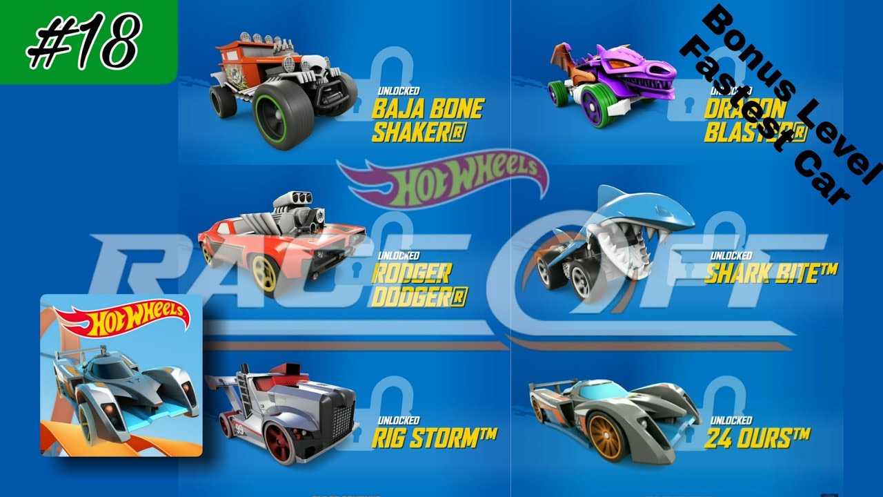 Hot Wheels: Race Off | Gameplay (Bonus Level Fastest Car) #18 - YouTube